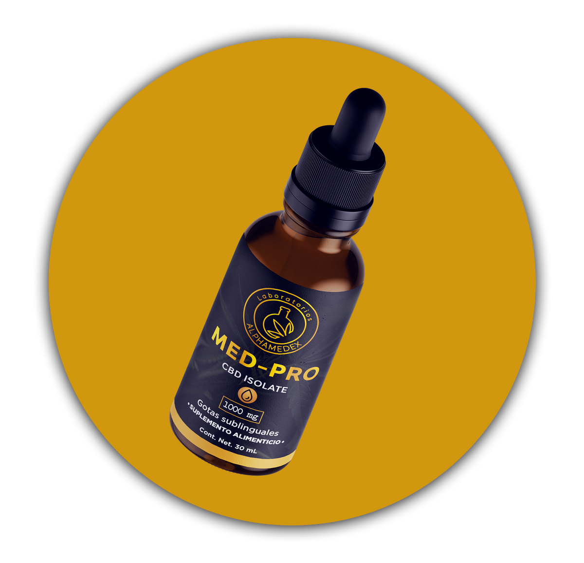 Aceite de CBD - Aislado, 1000 mg, 30 ml – Alphamedex